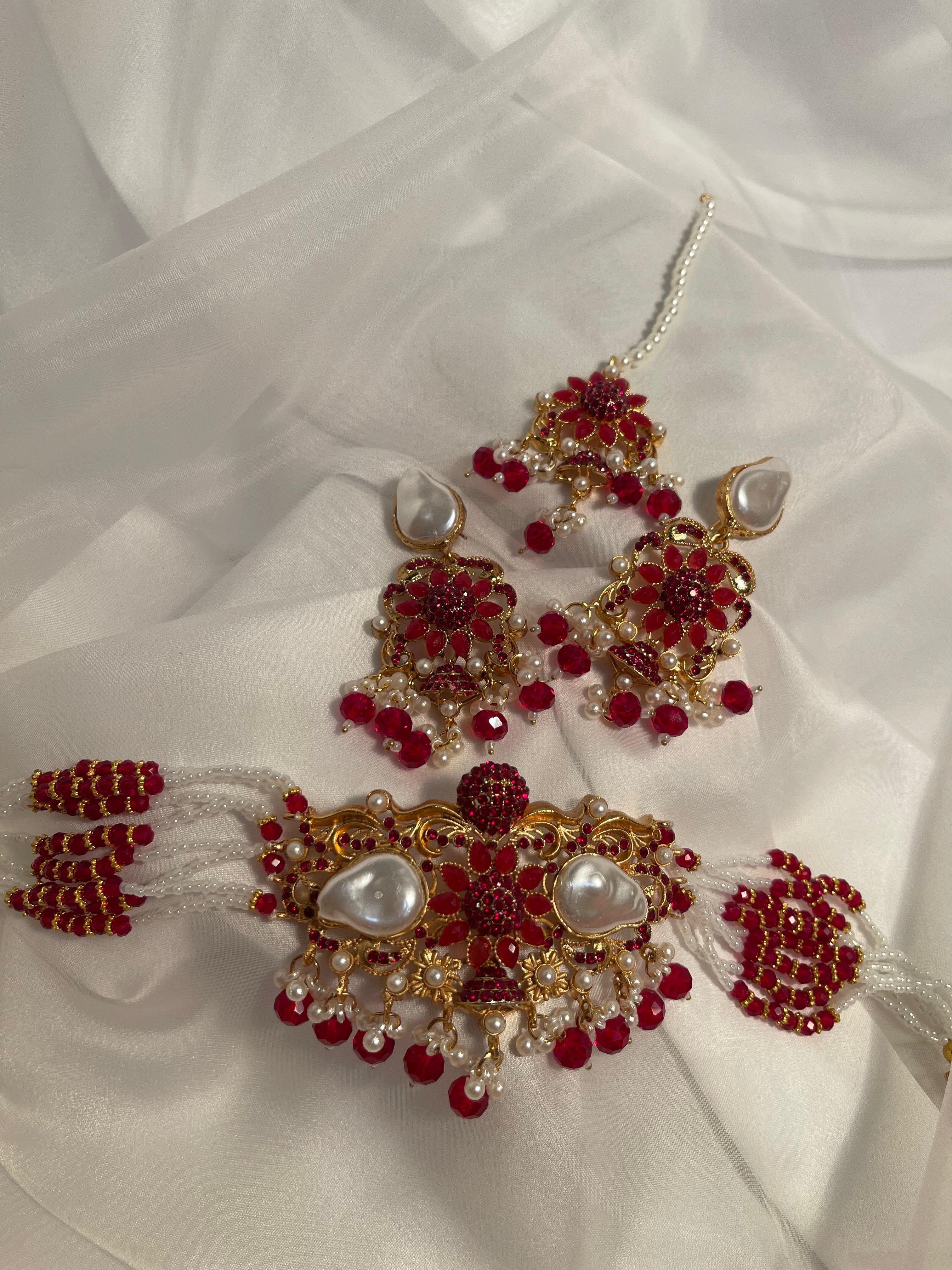 Stone Set - Maroon – Mystree Store