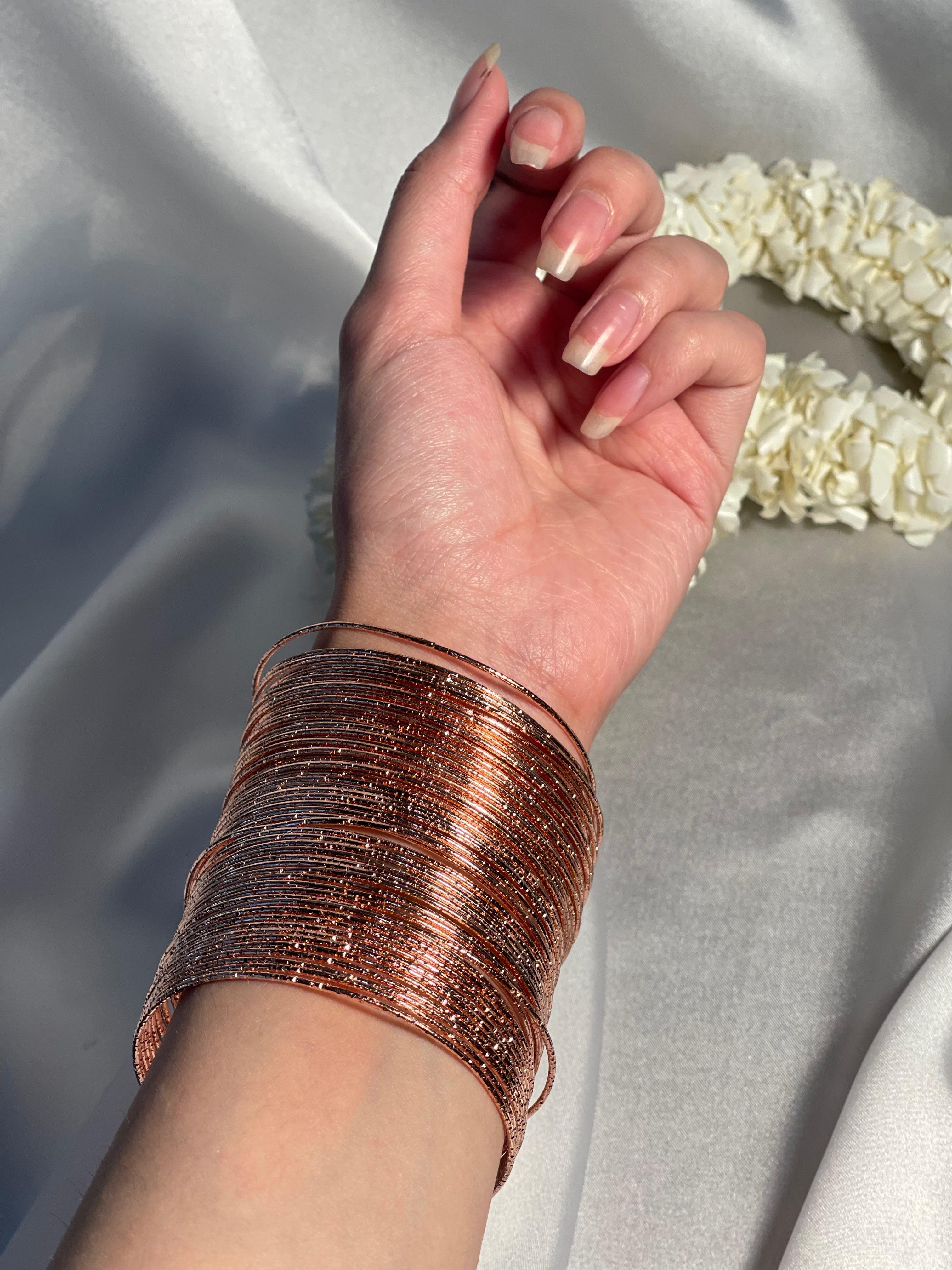Rose Gold Bangles (30 Pieces) – Mystree Store